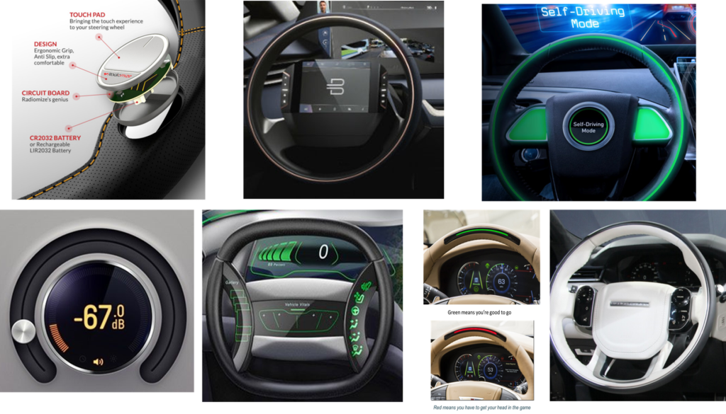 Design HMI | Seamless Steering Wheel Design